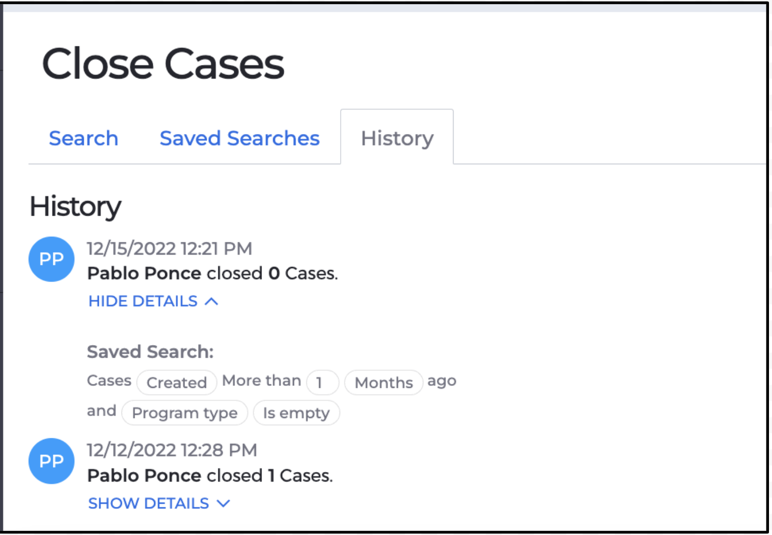 Case Search, Save Filters, Bulk Close and Auto-close cases. – Isuzu Connect