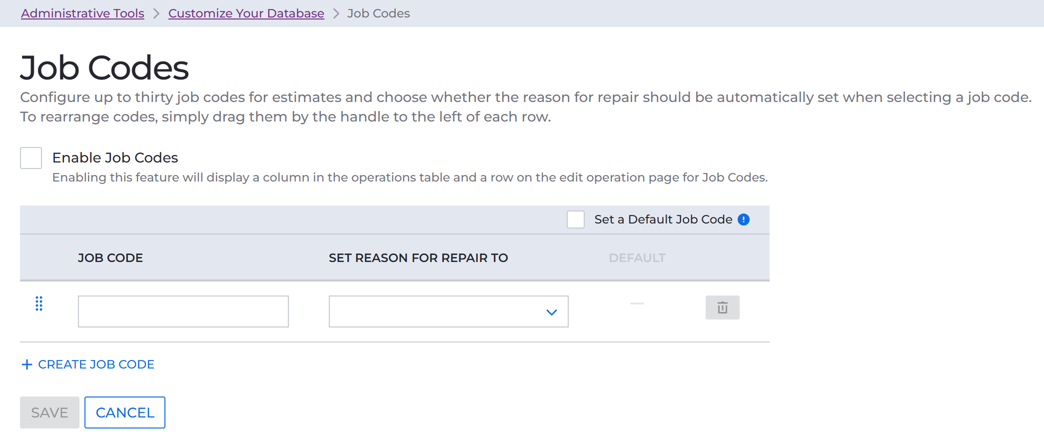 Job Codes – Isuzu Connect